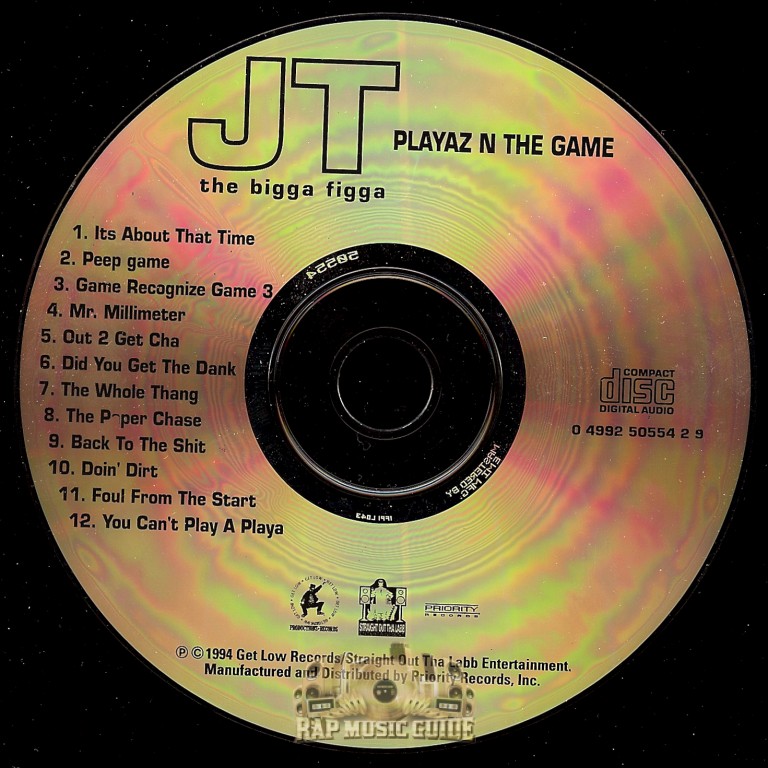 JT The Bigga Figga - Playaz N The Game: 3rd Press. CD | Rap Music Guide